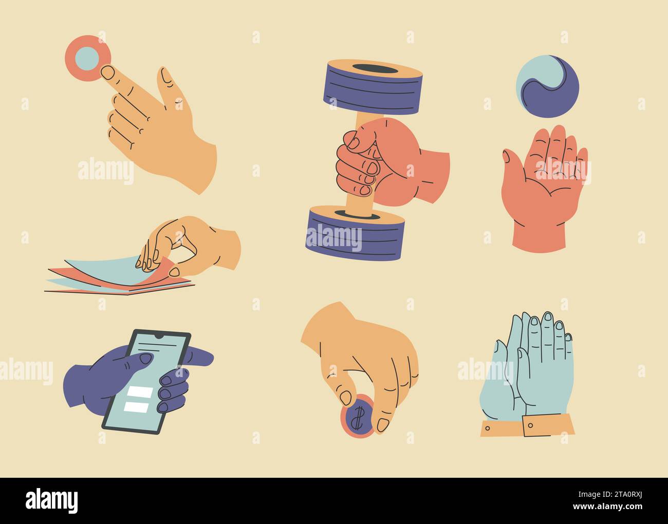 Touch screen hands gestures smart hi-res stock photography and images ...