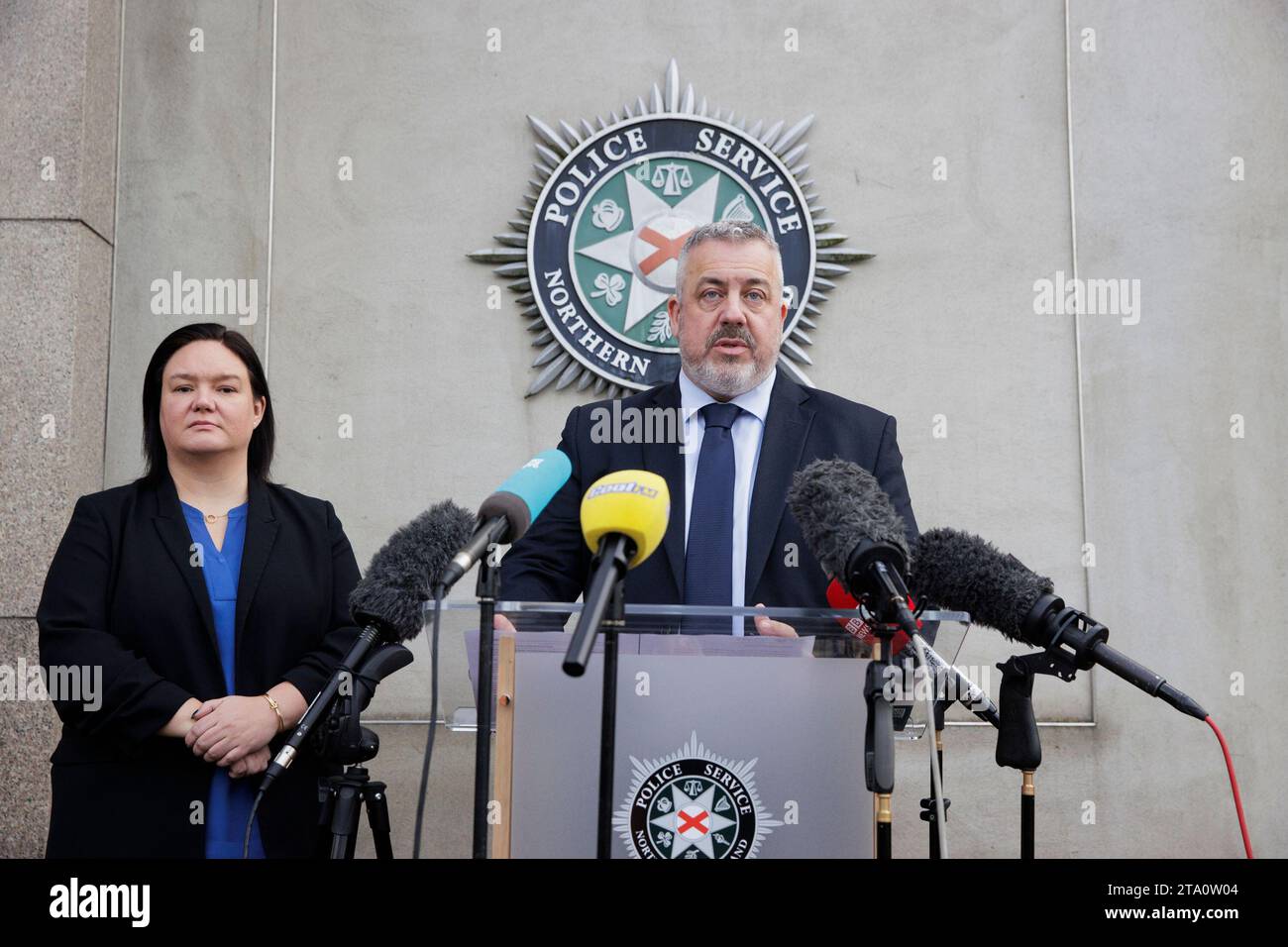 Detective Chief Inspector Neil McGuinness with Detective Inspector Gina ...