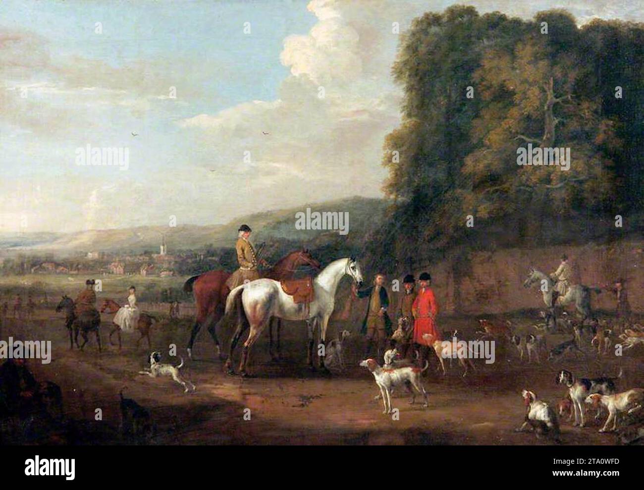 A Hunting Piece - by Peter Tillemans Stock Photo - Alamy