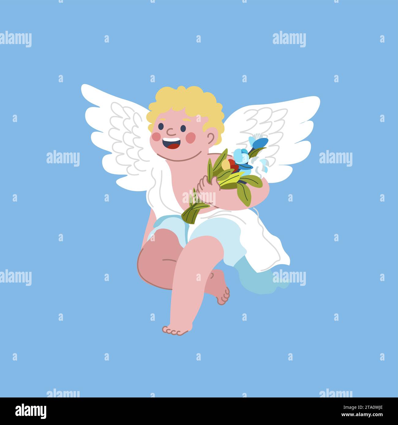 Statue of boy Stock Vector Images - Alamy