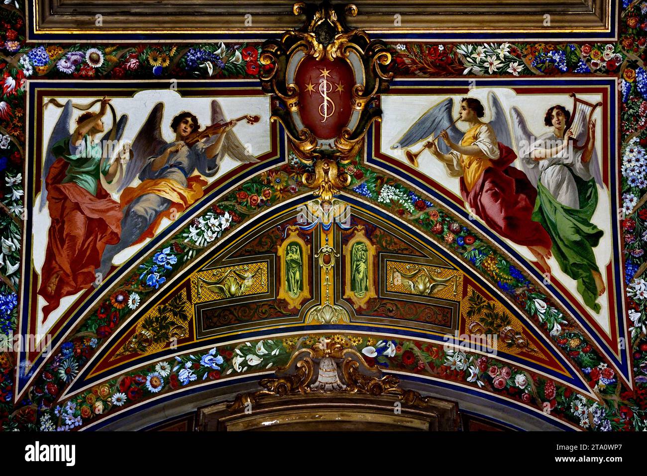 Saint Joseph`s death in a solemn tone, by Ponziano Loverini 1845-1929 ...