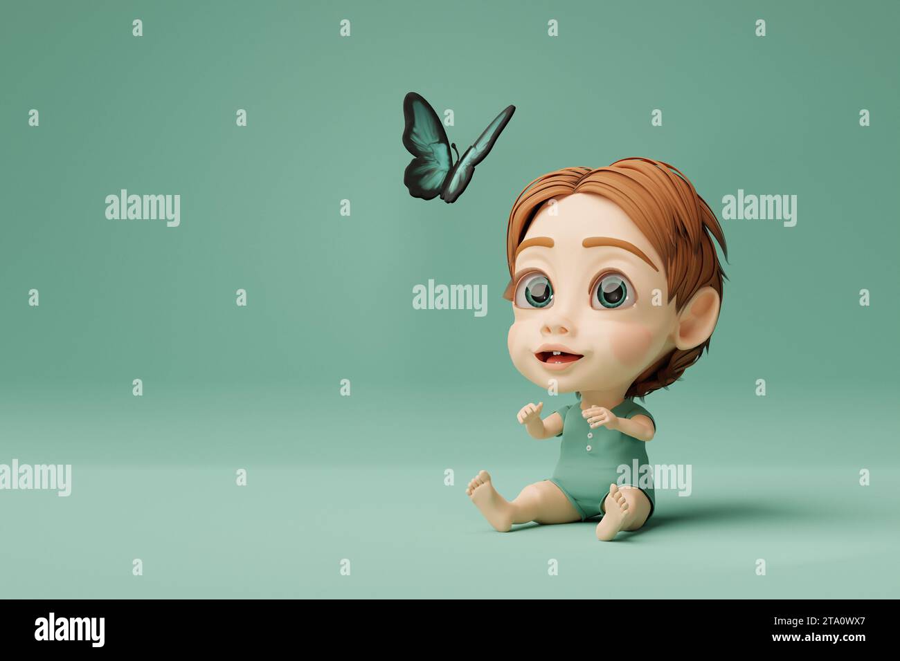 Girl catching butterfly hi-res stock photography and images - Alamy