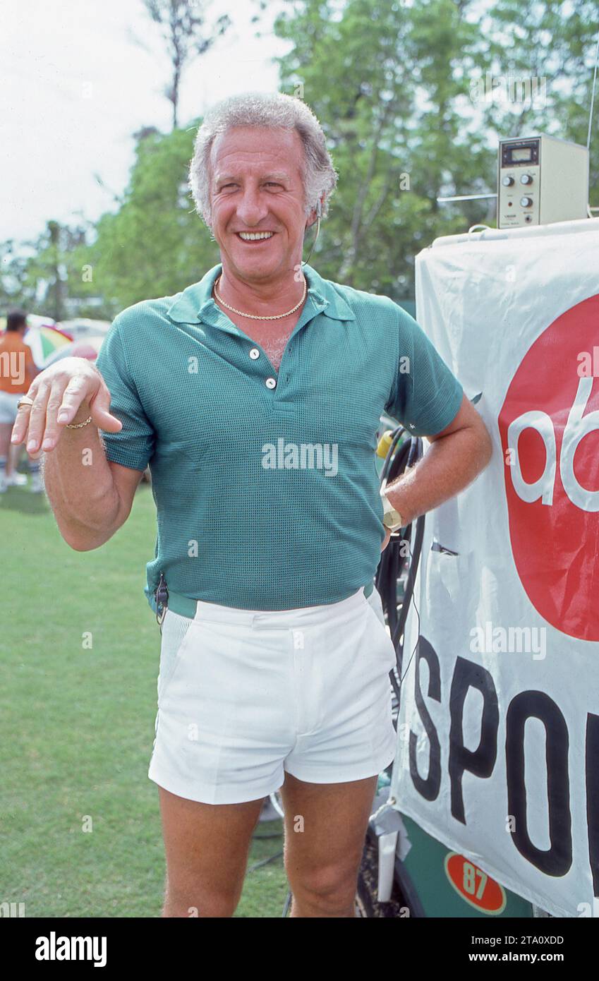 A portrait of retired baseball play, broadcaster and humorist Bob ...