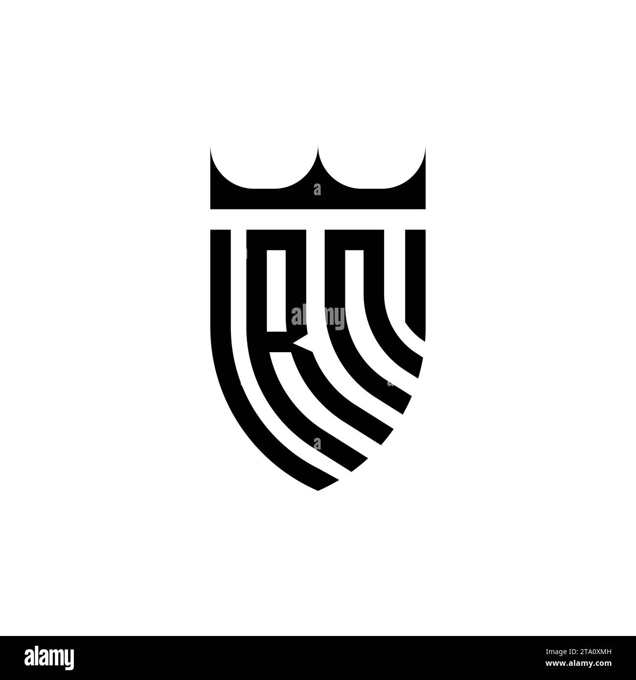 RN Luxury initial logo letters in high quality professional design that ...