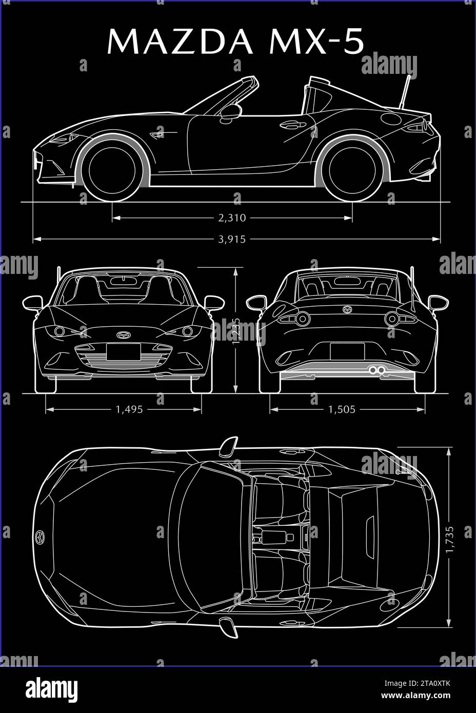 Mazda blueprint hi-res stock photography and images - Alamy
