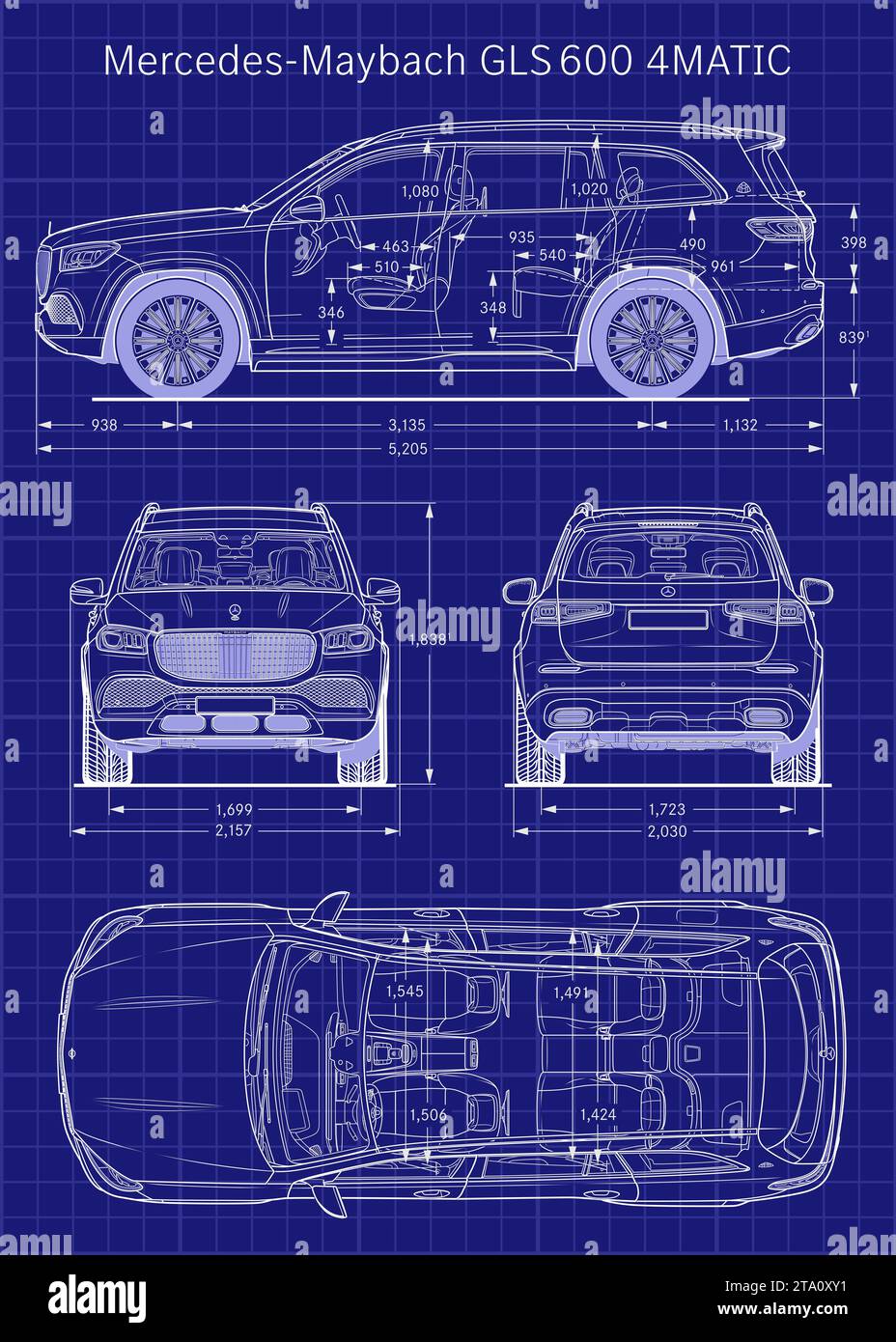 Maybach blueprint hi-res stock photography and images - Alamy