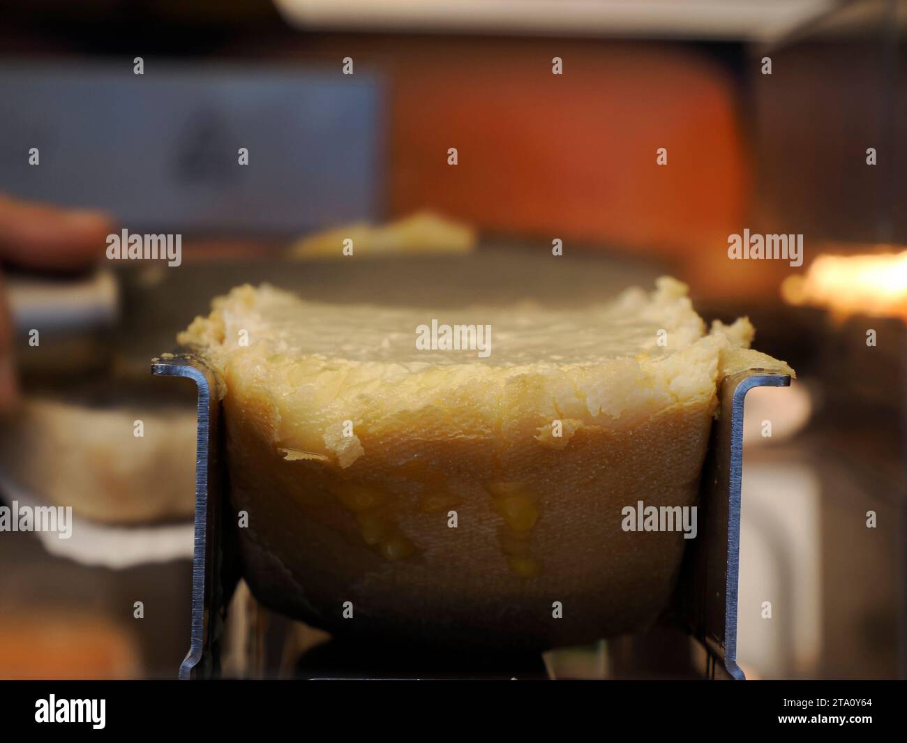 Raclette cheese melting hi-res stock photography and images - Alamy