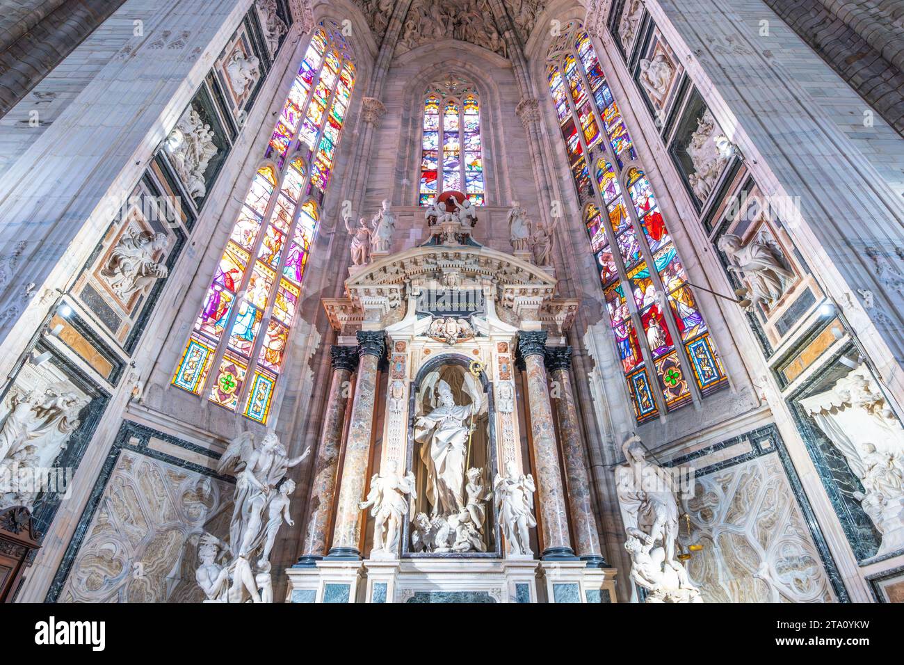 Ornamental altar in Metropolitan Cathedral-Basilica of the Nativity of ...