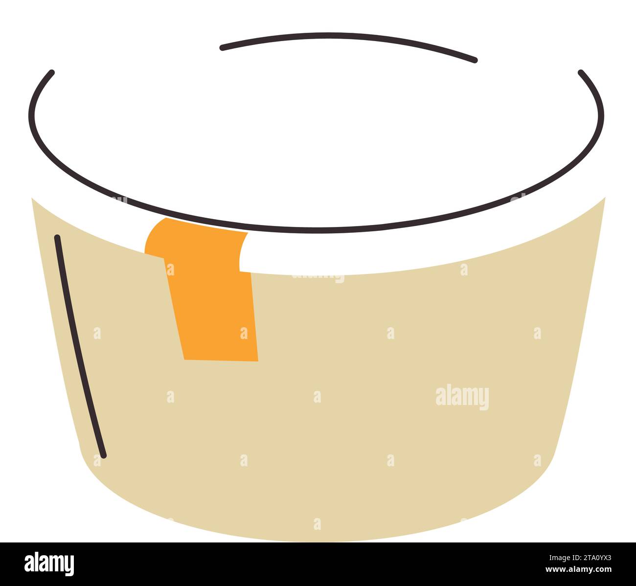 Takeout soup container Stock Vector Images - Alamy