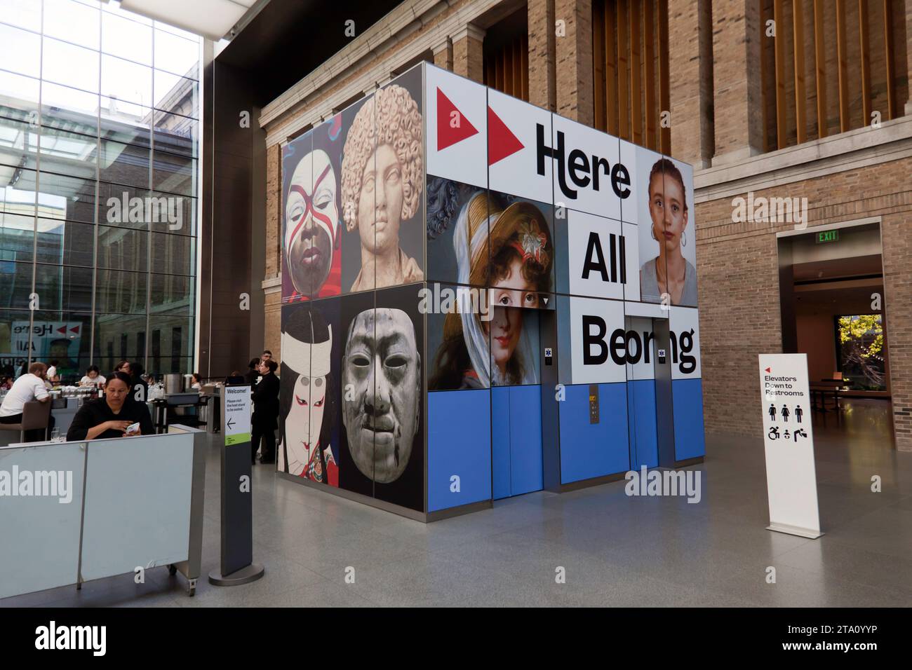 Interior views of the Museum of Fine Art, Boston Stock Photo - Alamy
