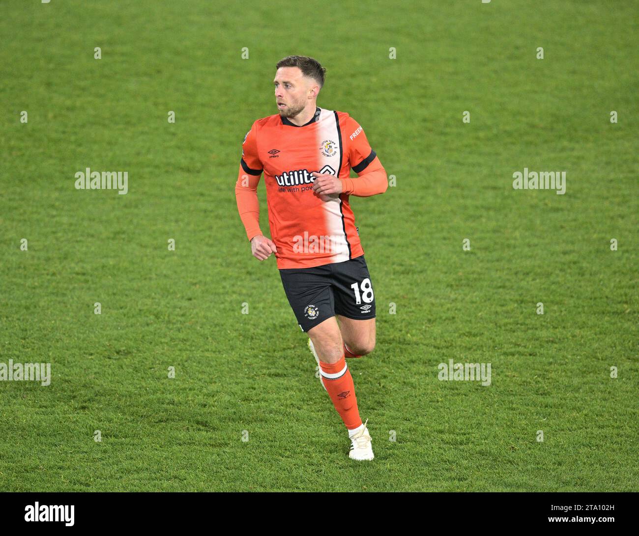 LUTON, ENGLAND - NOVEMBER 25: Jordan Clark during the Premier League ...