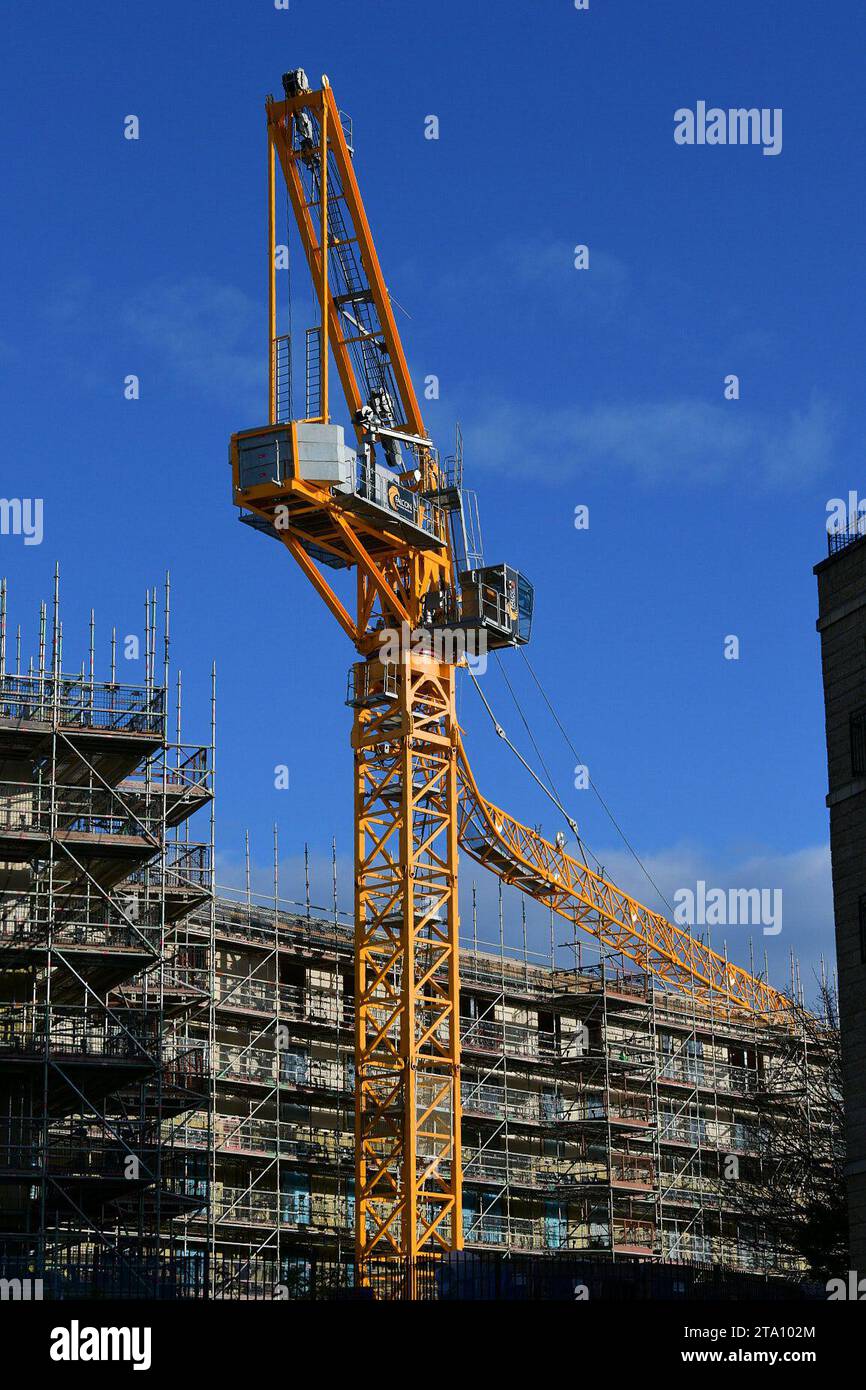 Edinburgh Scotland, UK 28 November 2023. Emergency incident in Leith ...