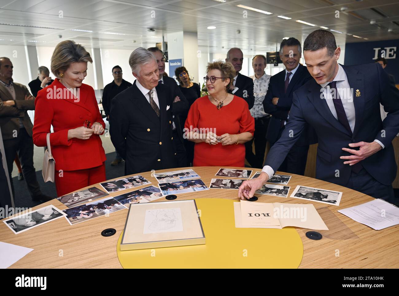 Queen Mathilde of Belgium, King Philippe - Filip of Belgium, Le Soir ...