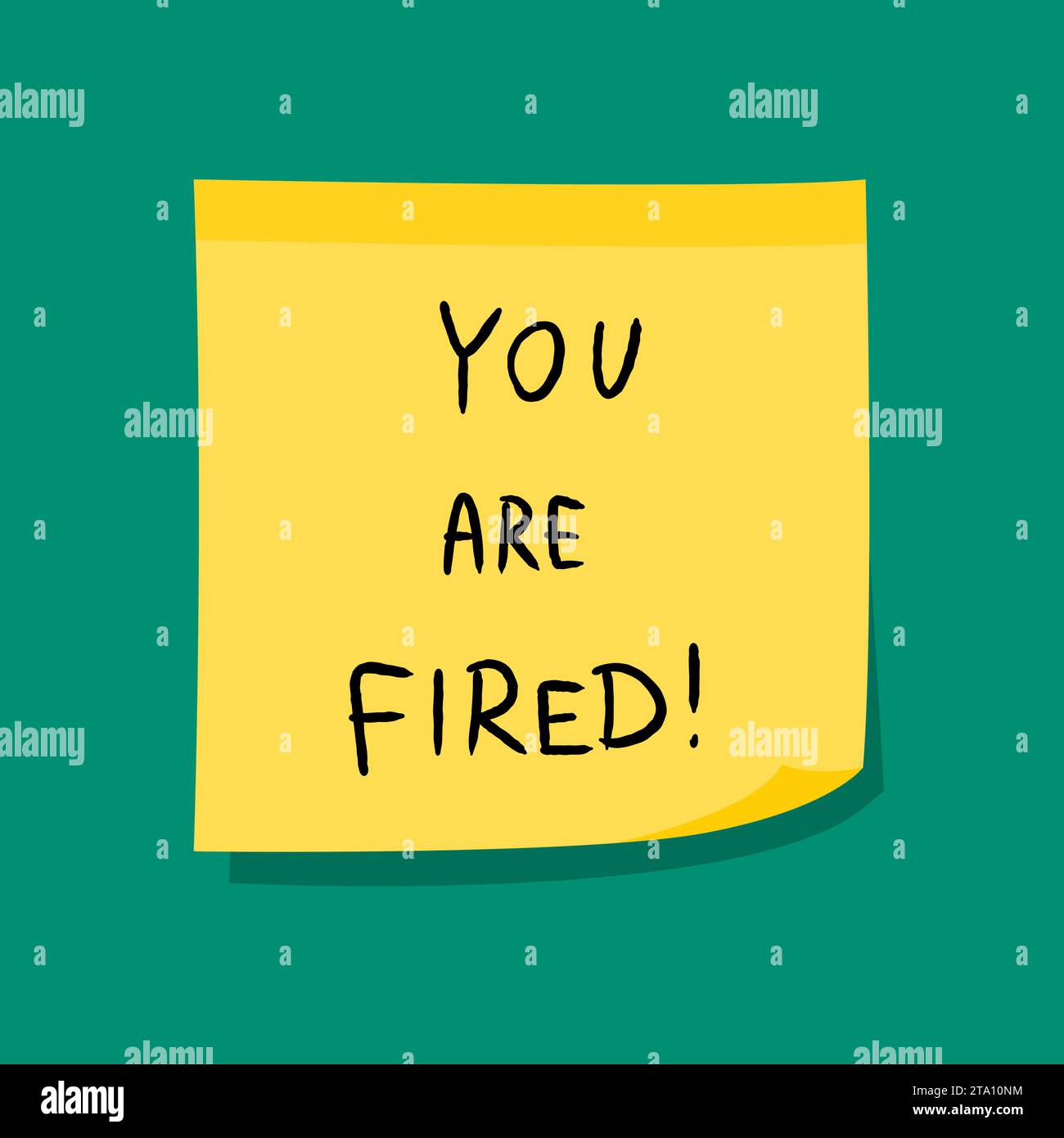 Unemployment memo Stock Vector Images - Alamy