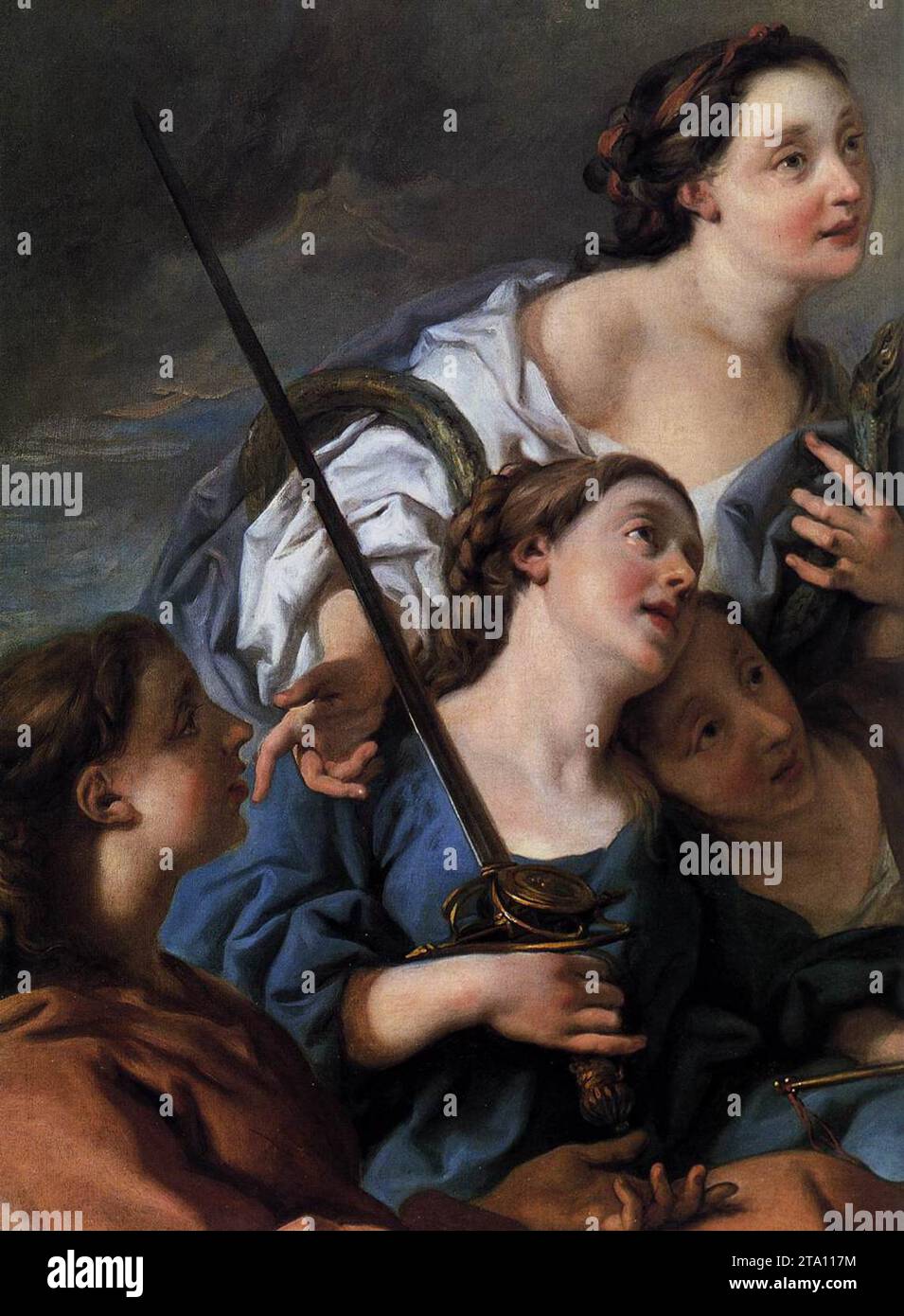 An Allegory of Time Unveiling Truth (detail) 1733 by Jean-Francois De ... An Allegory of Time Unveiling Truth (detail) 1733 by Jean-Francois De ...