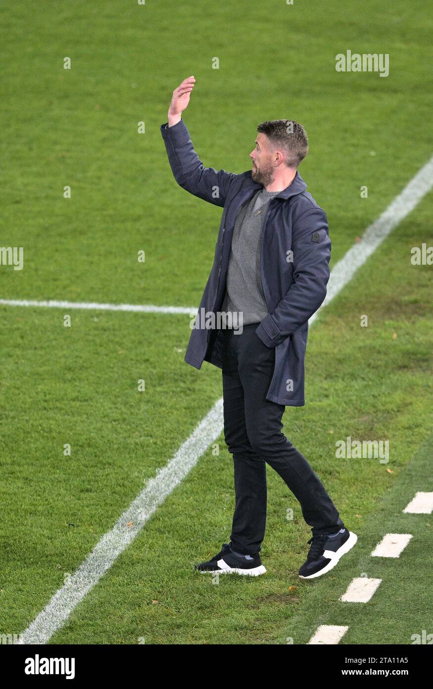 LUTON, ENGLAND - NOVEMBER 25: Rob Edwards manager of Luton Town during ...