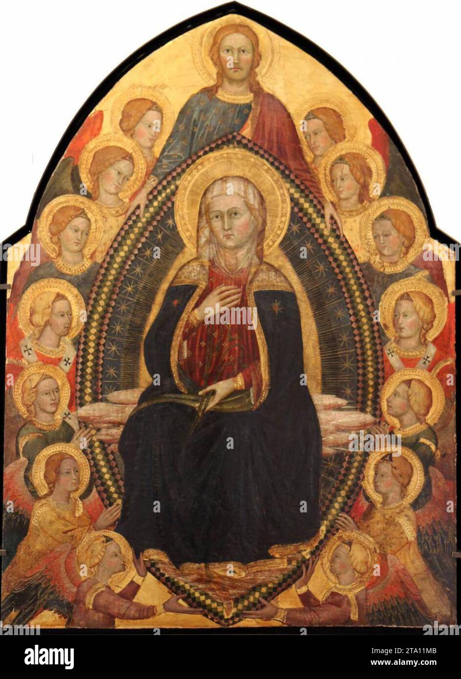 The Virgin 1375-1400 by Turino Vanni Stock Photo - Alamy