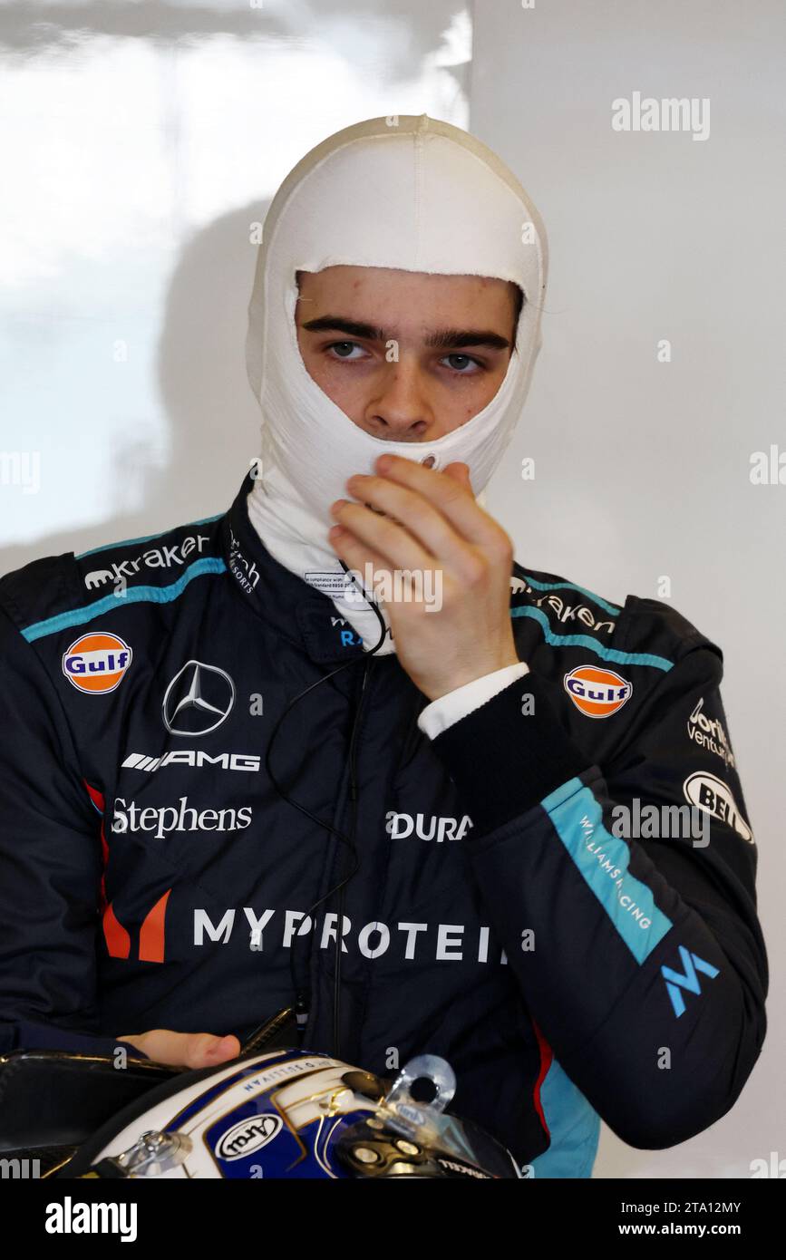 Abu Dhabi, Abu Dhabi. 28th Nov, 2023. Zak O'Sullivan (GBR) Williams ...