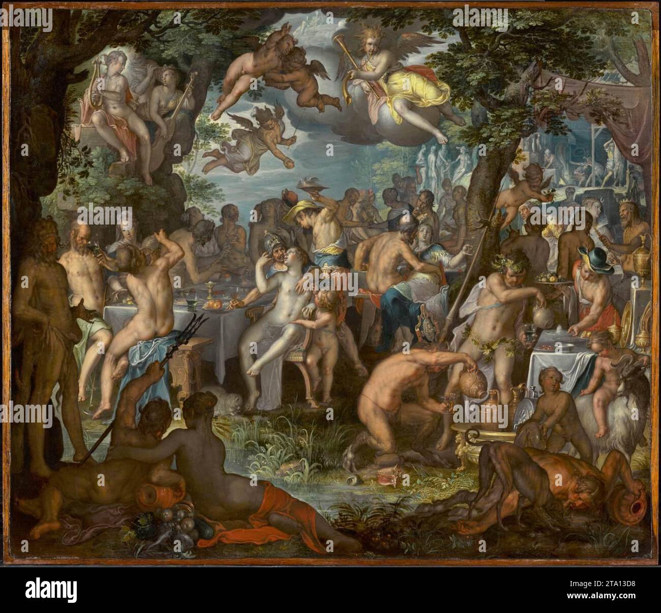 The Wedding of Peleus and Thetis 1612 by Joachim Wtewael Stock Photo - Alamy