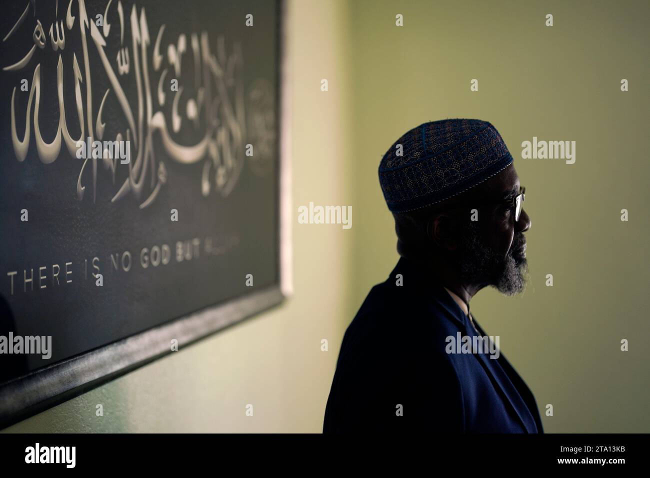 Retired Lt. Col. Abdul Rasheed Muhammad stands for a portrait at the ...