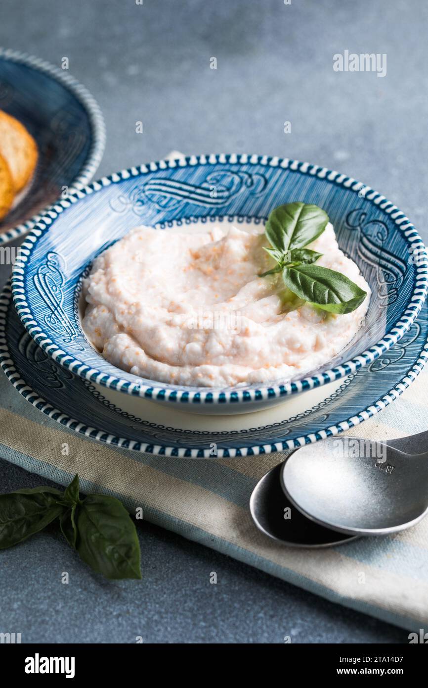 Taramosalata Greek spread Paste (pate) made of ground fish, shrimps ...