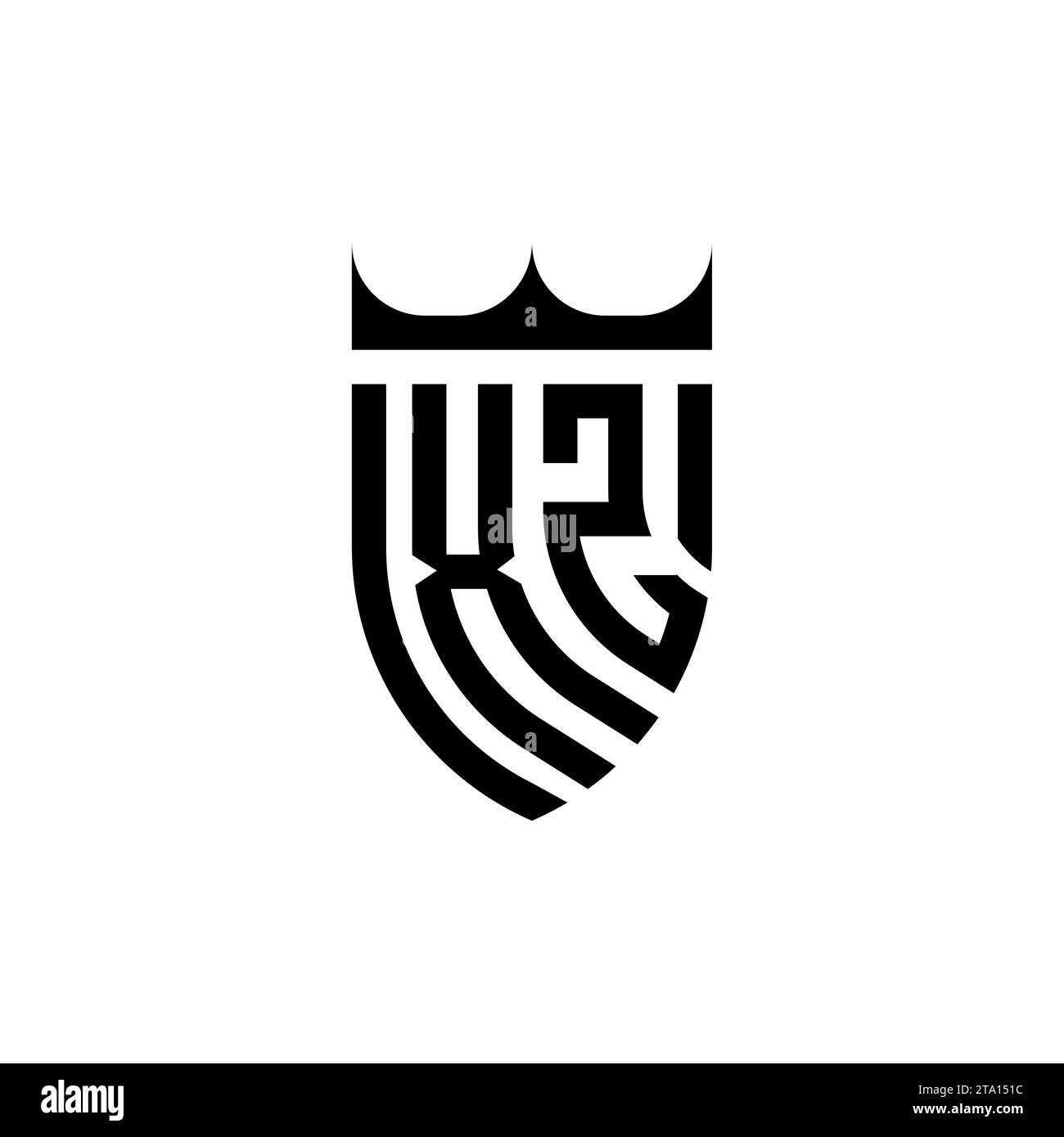 XZ Luxury initial logo letters in high quality professional design that ...