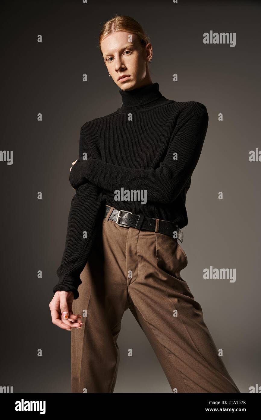 Androgynous model hi-res stock photography and images - Alamy