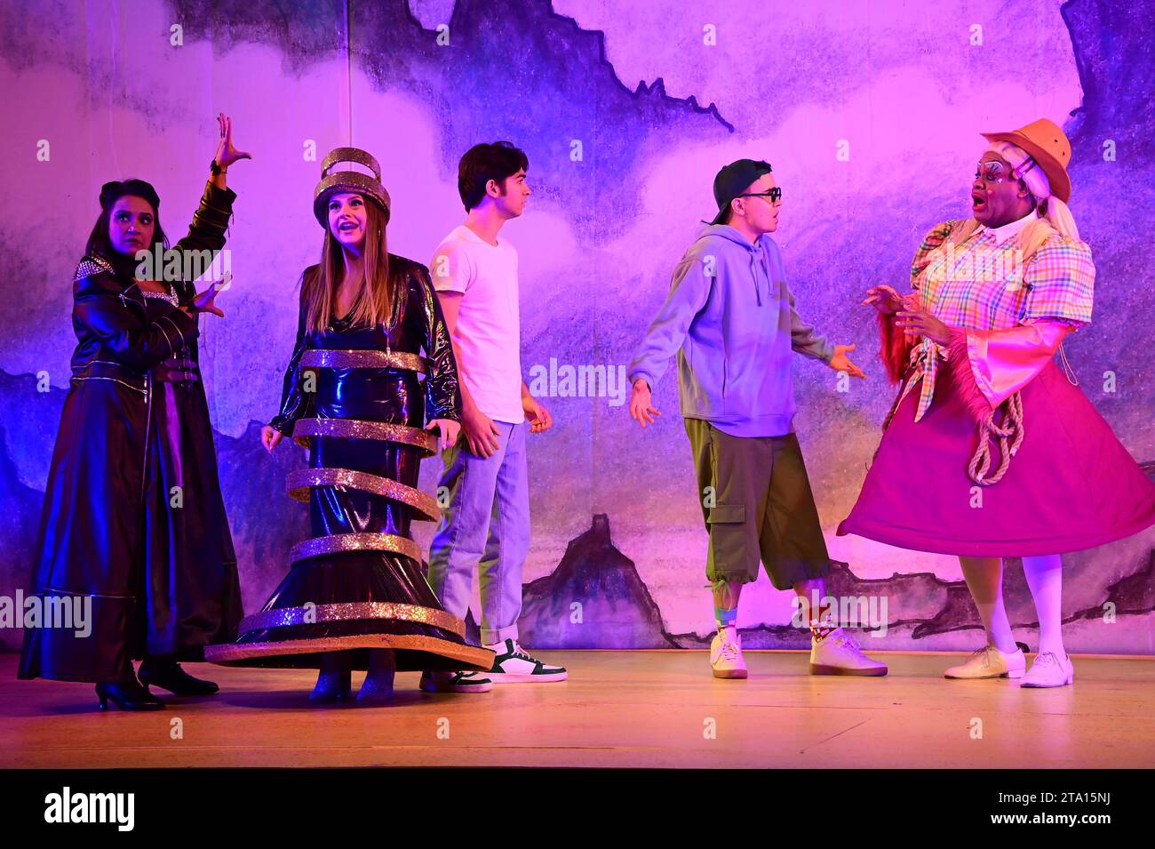 London, UK. 28th Nov, 2023. Fred Double, Rishi Manuel, Clive Rowe, Ruth ...