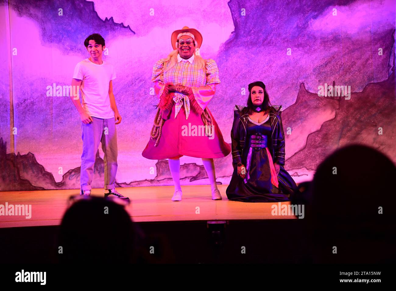 London, UK. 28th Nov, 2023. Isabella Mason, Fred Double and Clive Rowe ...