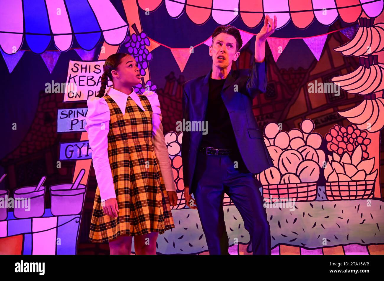 London, UK. 28th Nov, 2023. Natasha Lewis and George Heyworth performs ...