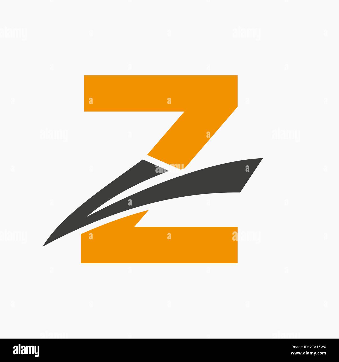 Letter Z Shipping Logo Sailboat Symbol. Nautical Ship Sailing Boat Icon ...