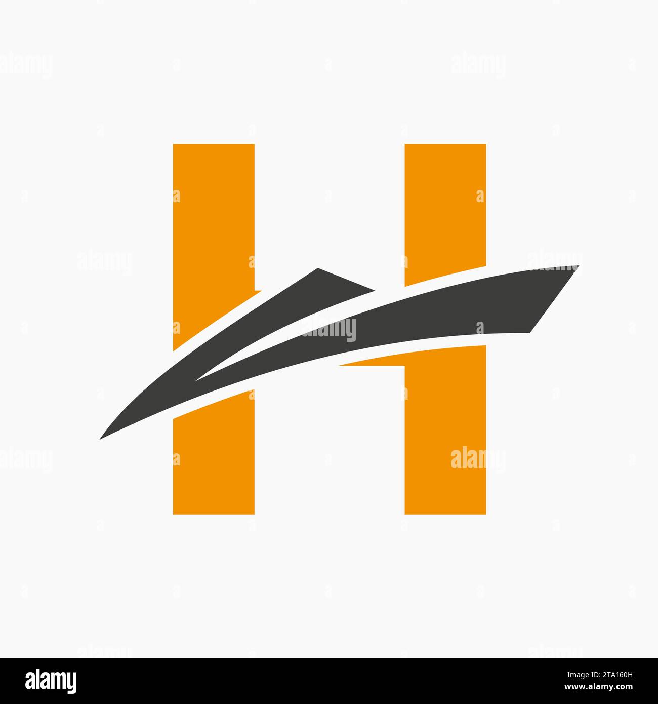 Letter h shipping container logo hi-res stock photography and images ...
