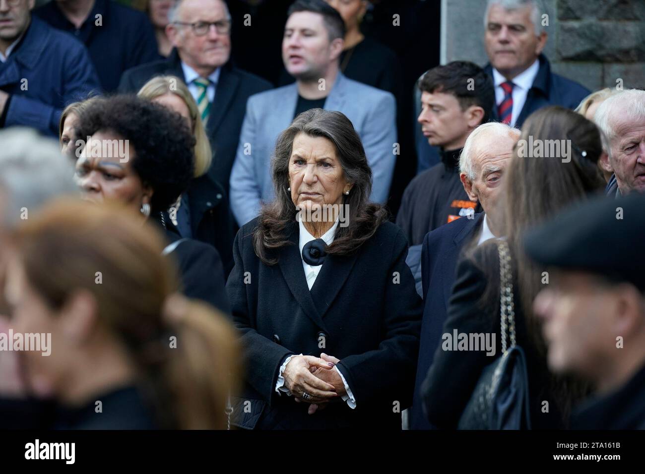 Ben Dunne's sister, Irish business woman Margaret Heffernan, stands ...