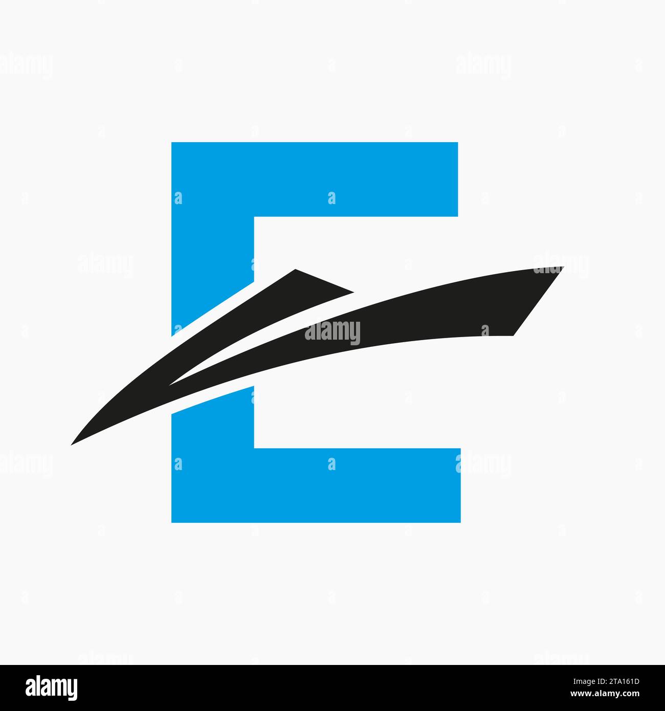 Letter E Shipping Logo Sailboat Symbol. Nautical Ship Sailing Boat Icon ...