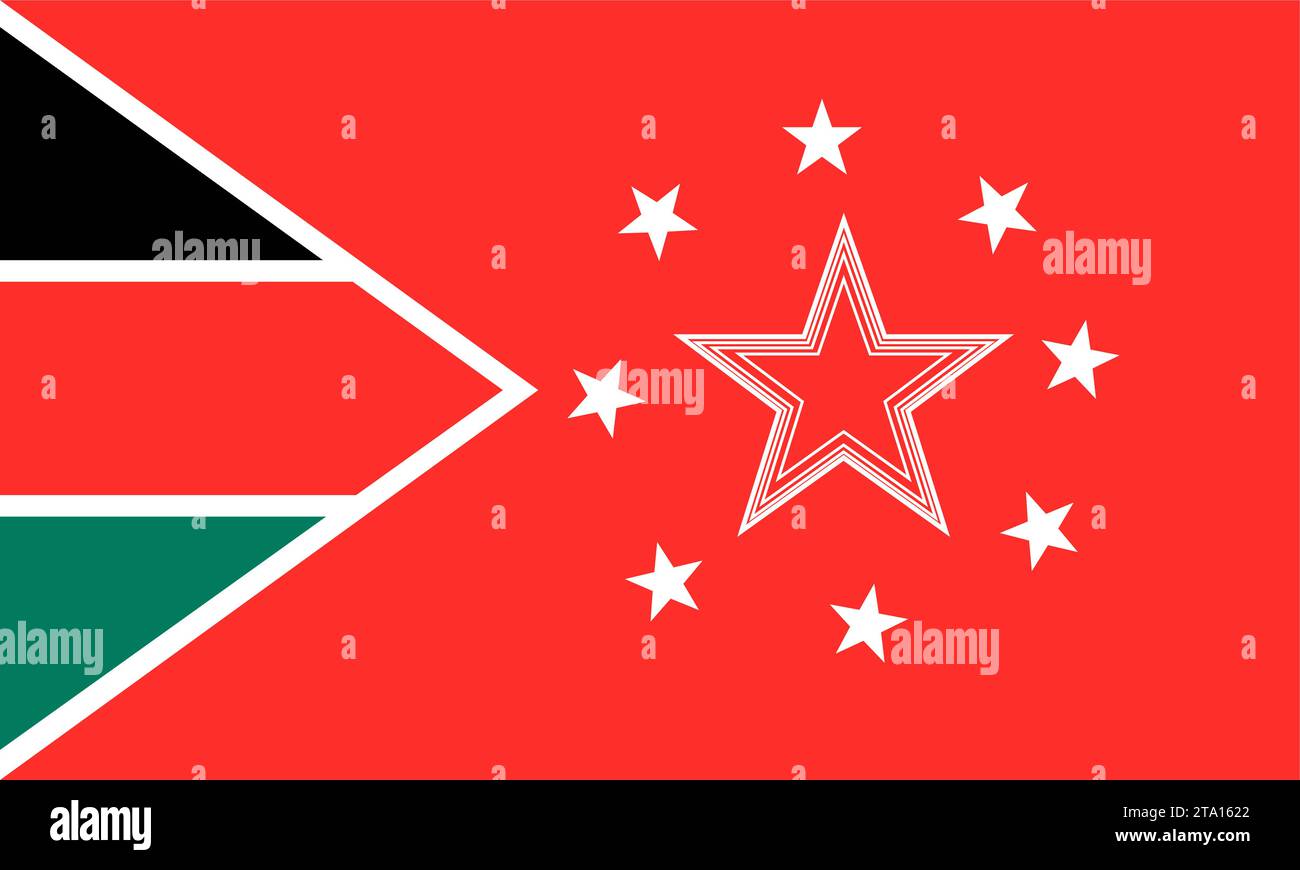Flag of Mandera County (Republic of Kenya Stock Vector Image & Art - Alamy