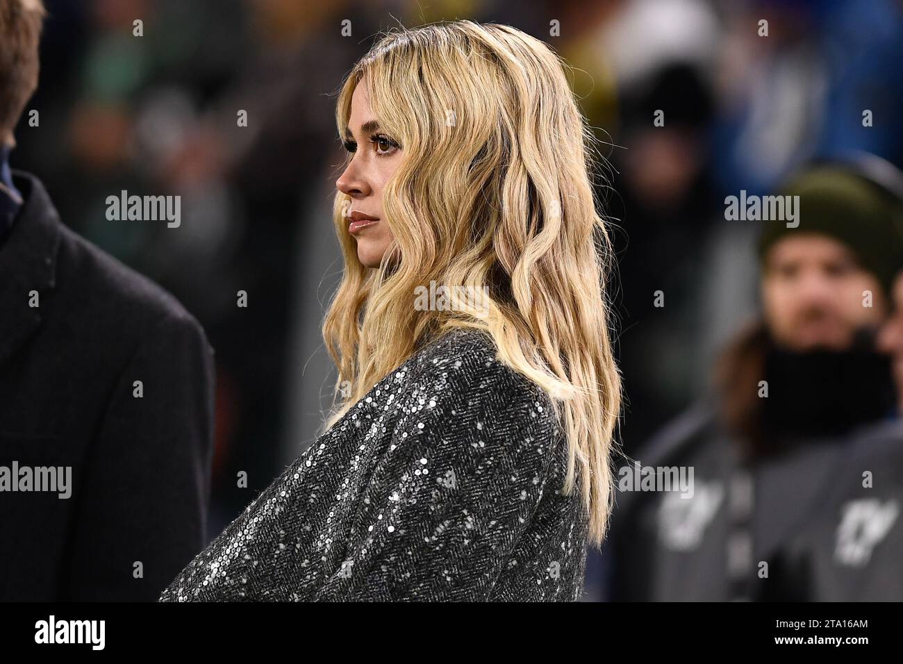 Diletta Leotta during the Serie A Football match between Juventus FC ...