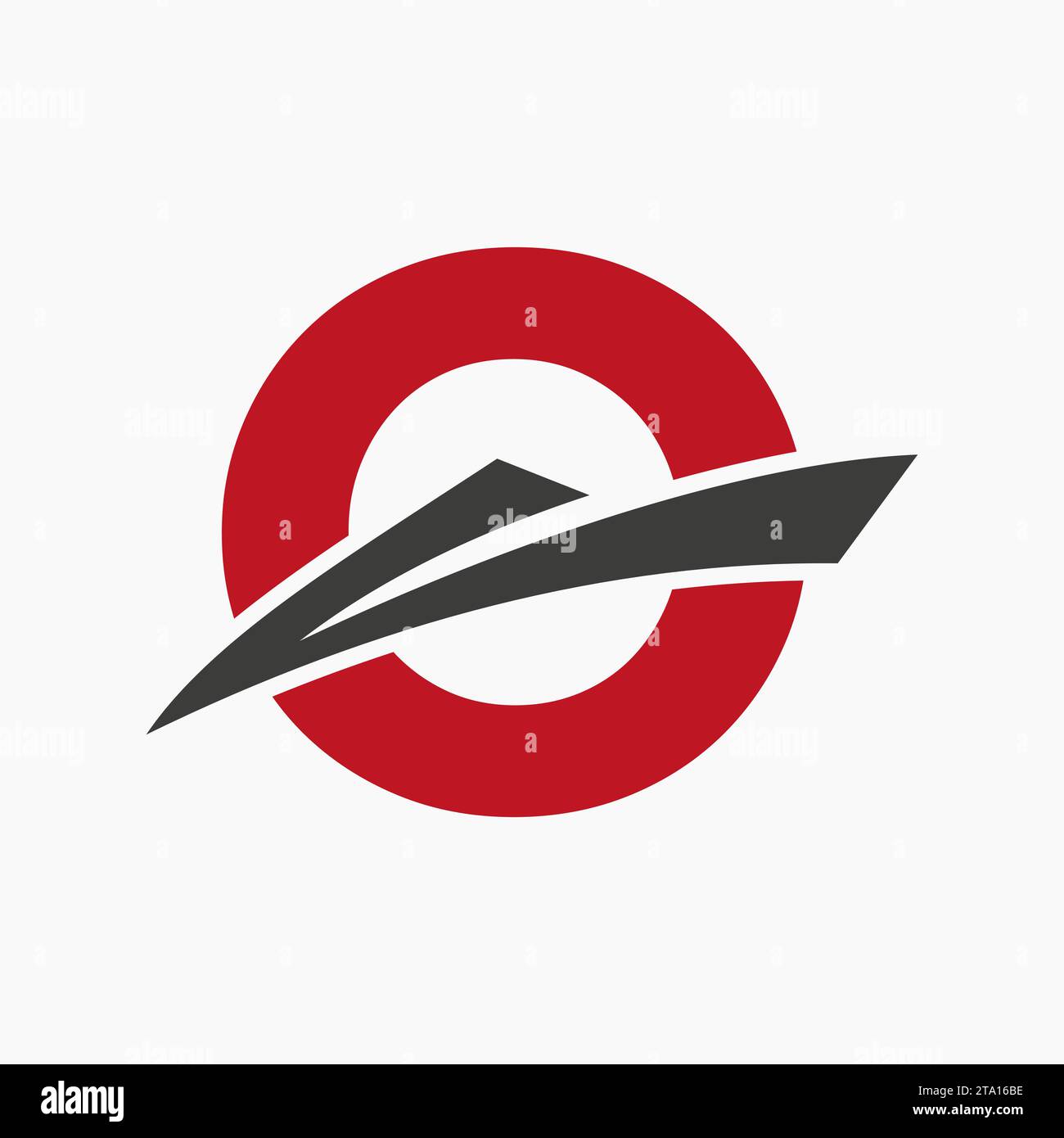 Letter O Shipping Logo Sailboat Symbol. Nautical Ship Sailing Boat Icon ...