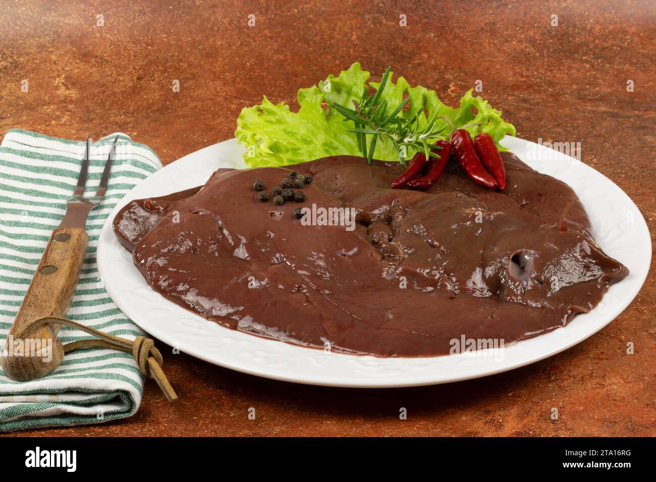 Beef liver close up hi-res stock photography and images - Alamy