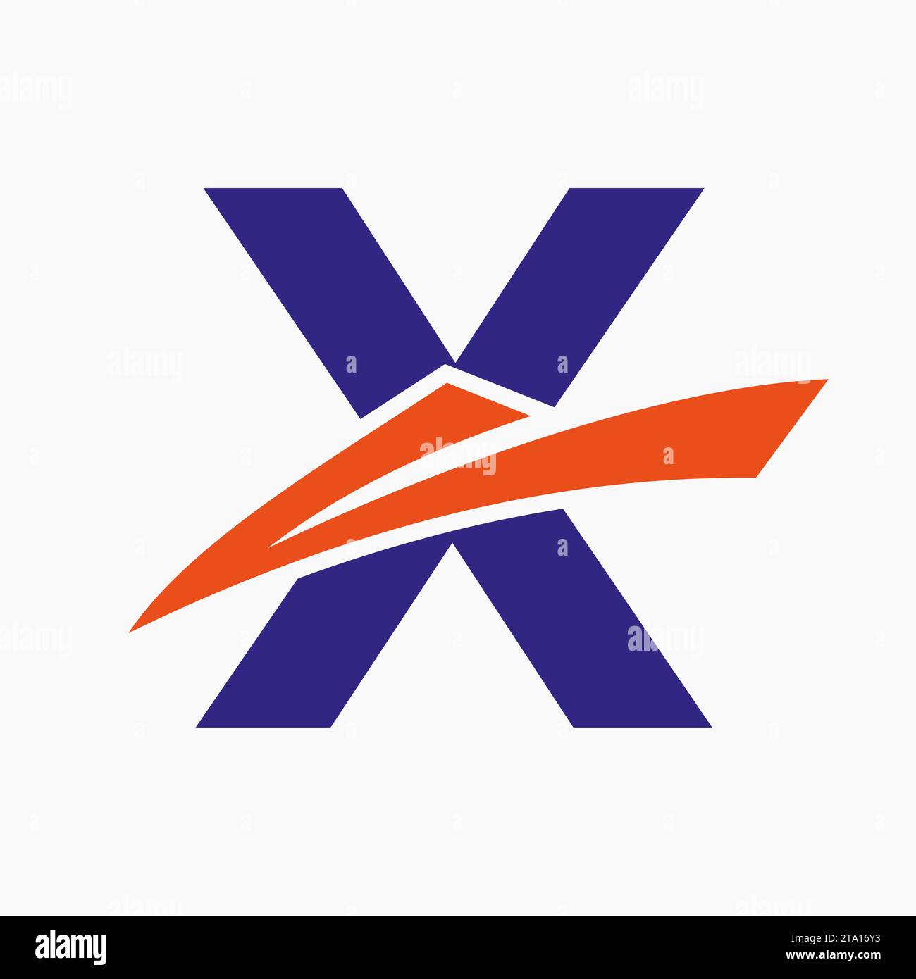 Letter x shipping container logo hi-res stock photography and images ...