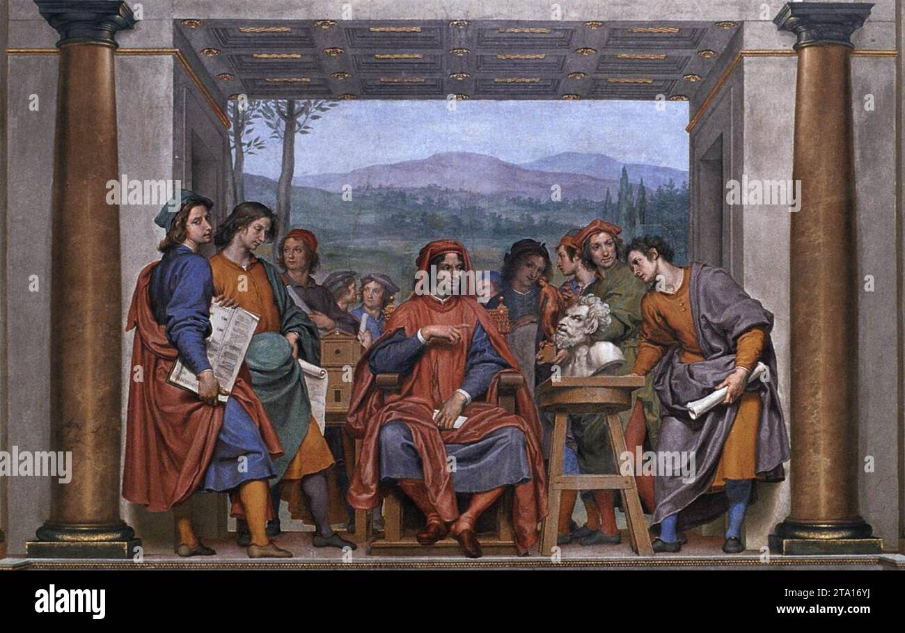 Michelangelo Showing Lorenzo il Magnifico the Head of a Faun 1638-42 by ...