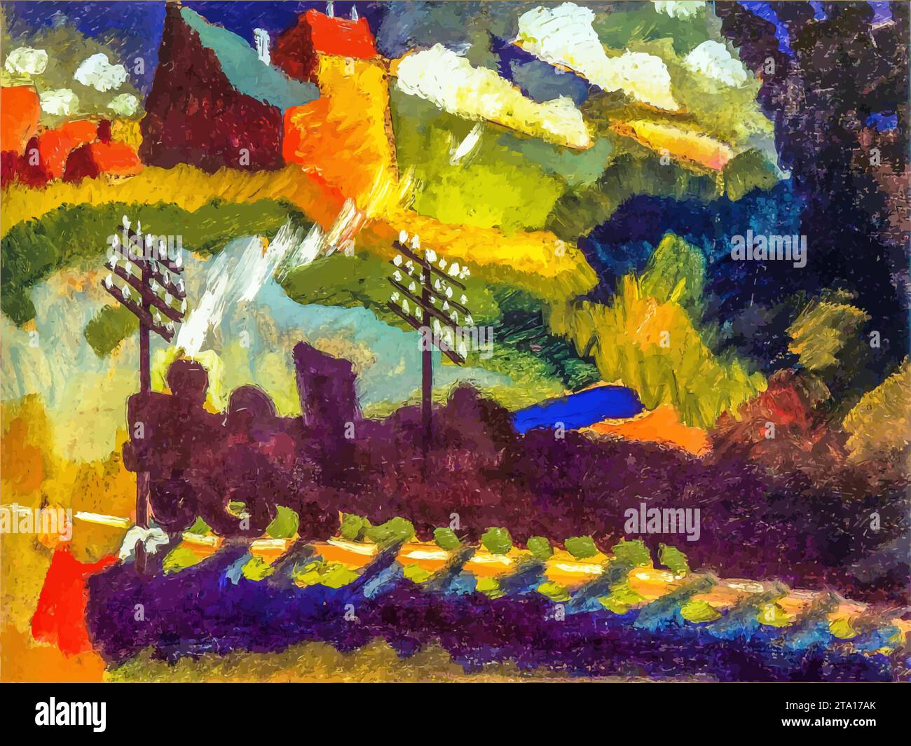 Kandinsky nature and architecture hi-res stock photography and images ...