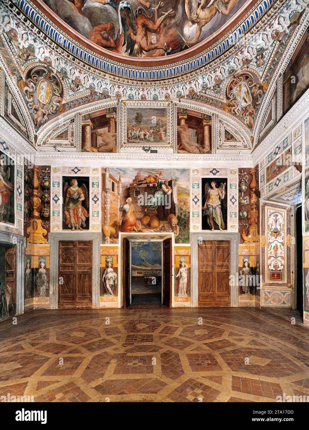 General view 1572-74 by Giovanni De' Vecchi Stock Photo - Alamy