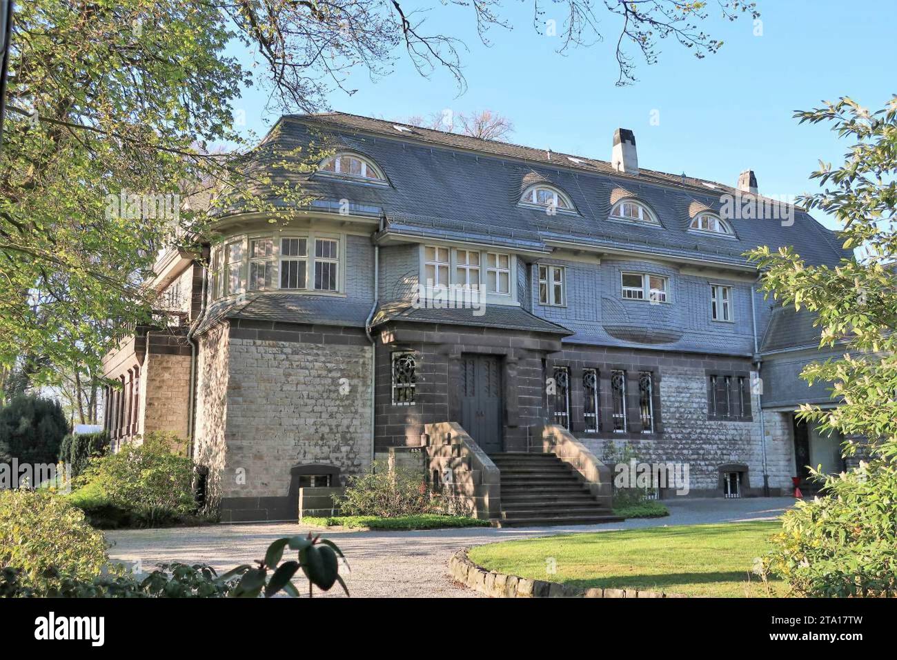 Villa Hohenhof: exterior view 1907-08 by Henry Van De Velde Stock Photo ...