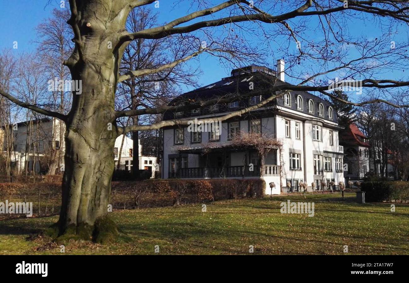 Villa Körner: general view 1913-14 by Henry Van De Velde Stock Photo ...