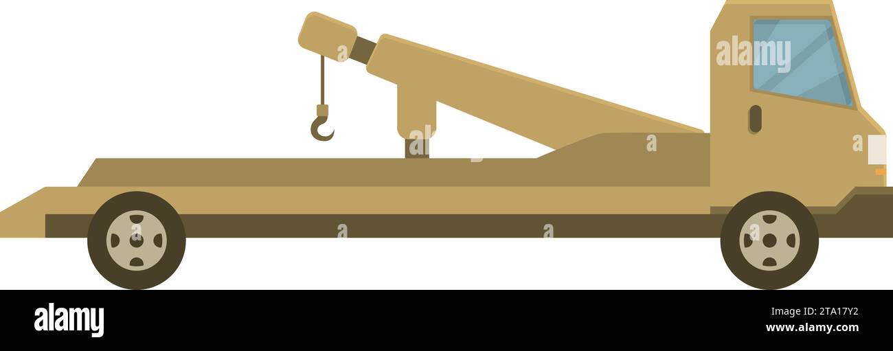 Vehicle tow truck icon cartoon vector. Hook assistance help. Roadside ...