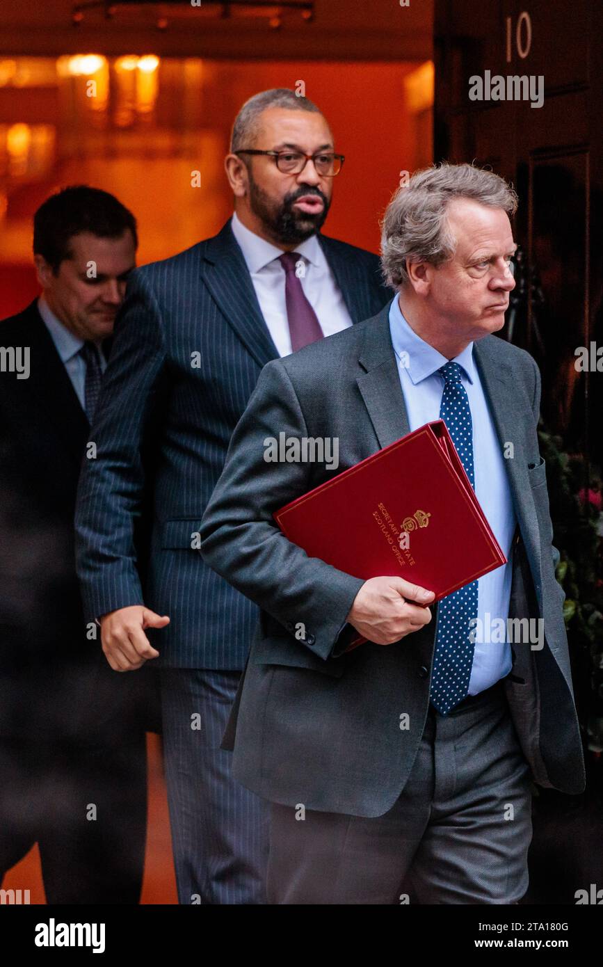 Downing Street, London, UK. 28th November 2023. Robert Jenrick MP ...