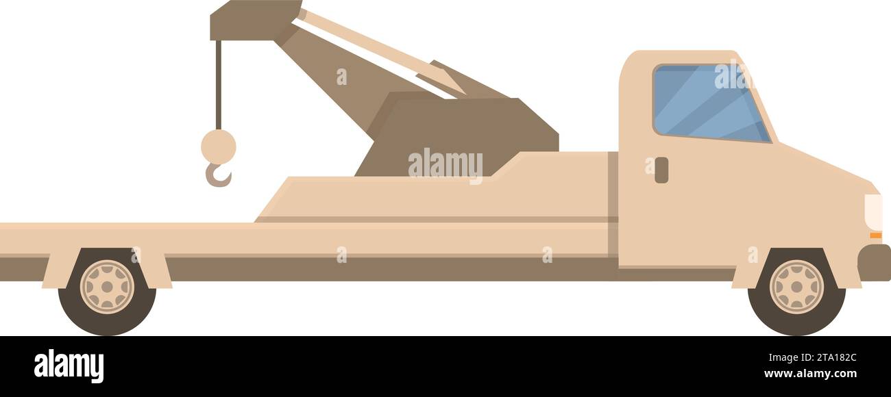 Hook vehicle tow truck icon cartoon vector. Repair help. Incident ...