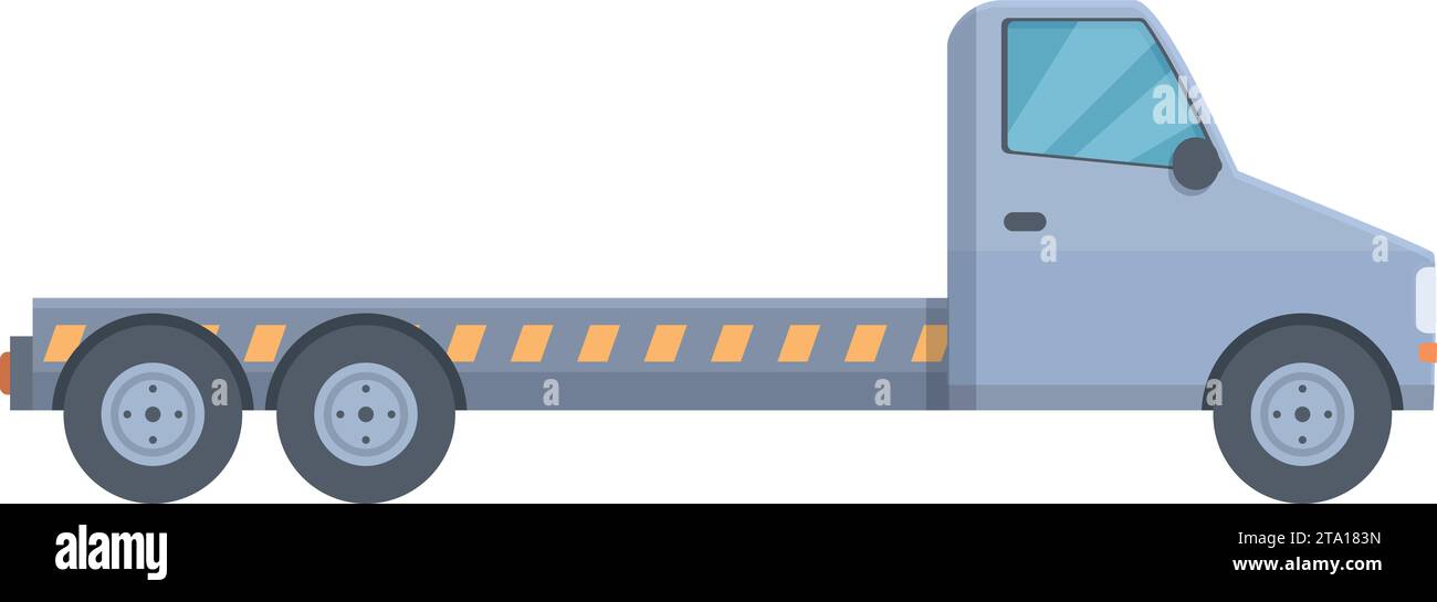 Tow truck utility icon cartoon vector. Repair help salvage. Support aid ...