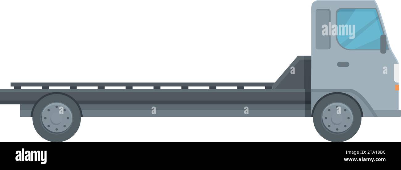 Empty recovery trailer Stock Vector Images - Alamy