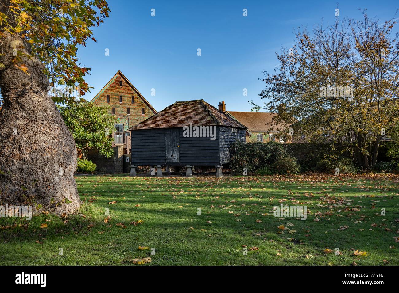 Hall Place 'A period garden scene' Stock Photo - Alamy